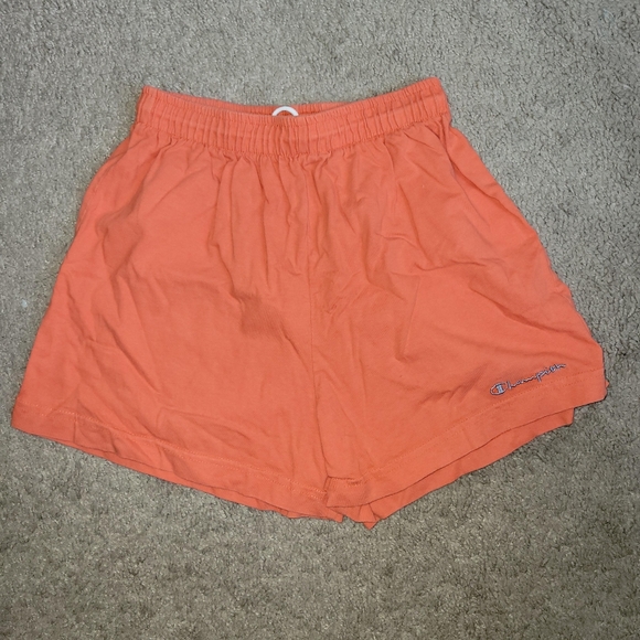 Champion | Shorts | Vintage Y2k Champion Orange Shorts Small | Poshmark